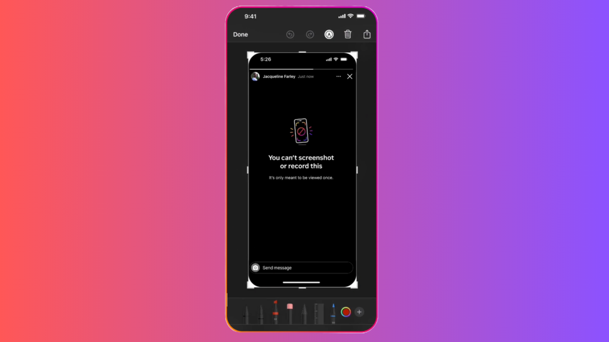 Instagram will block Screenshots in single-view photos to prevent scams ...