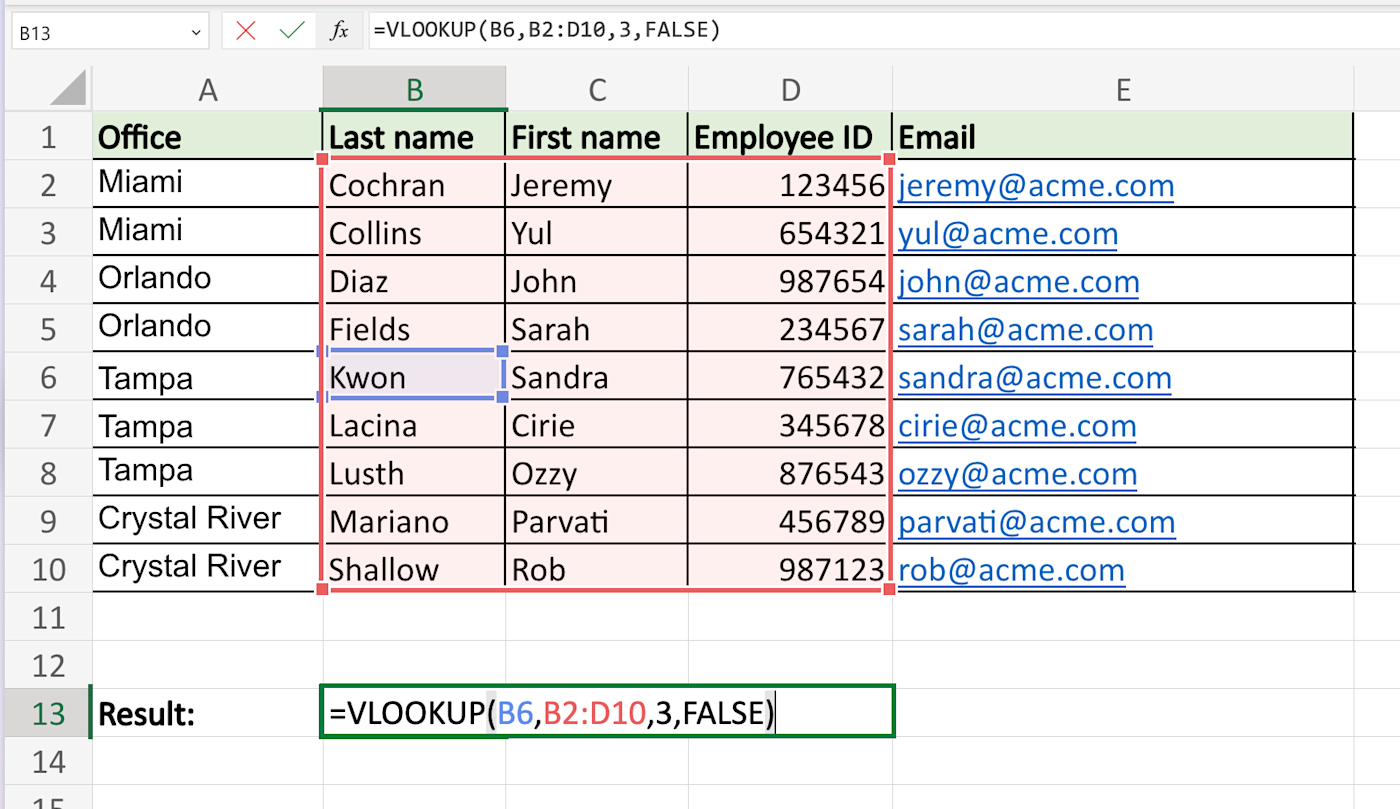 How To Use The Vlookup Function In Excel All Tech Nerd 2761