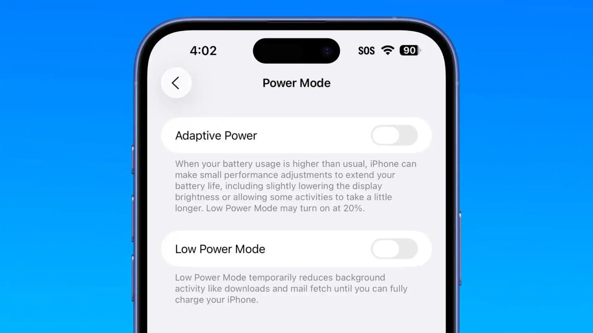 What is Adaptive Power on iPhone? | All Tech Nerd